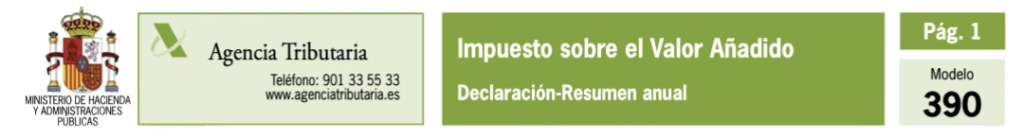 Modelo 390: ¿Qué es y cómo cumplimentarlo? - Datisa ERP
